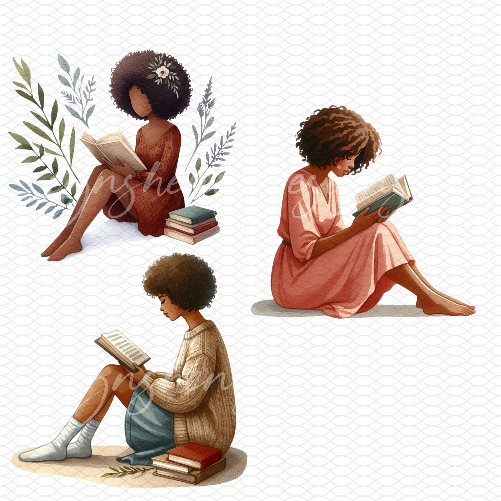 Black Girl PNG Clipart, for Planner Butterfly Clipart, Garden ...