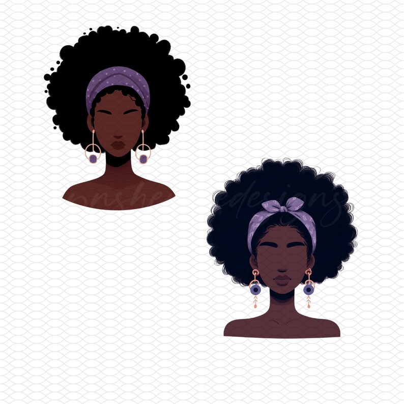 Faceless Black Girl PNG, Black Woman, Black Girl Clipart, Black Girl ...