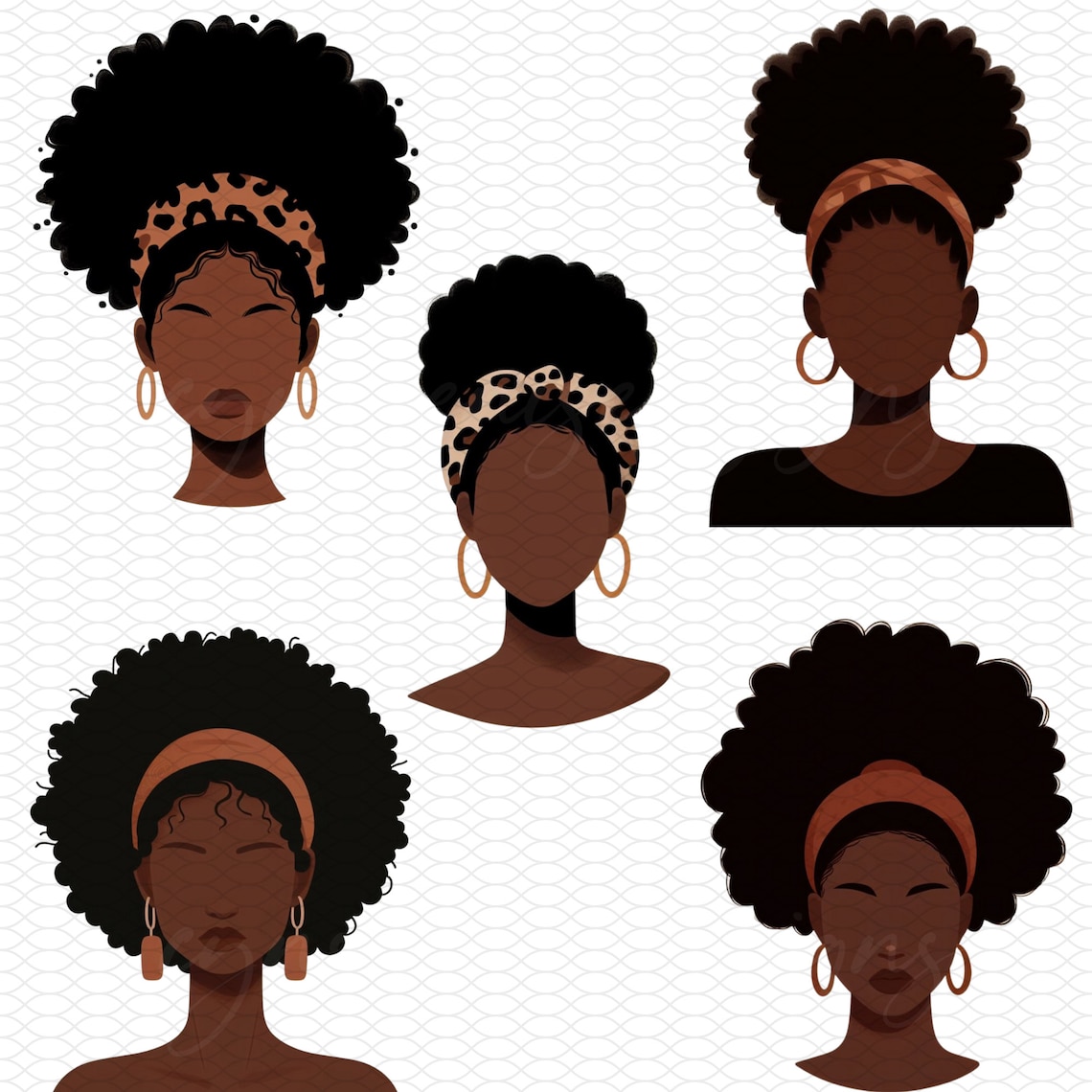 Faceless Black Girl PNG, Black Woman, Black Girl Clipart, Black Girl ...
