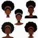 Faceless Black Girl PNG, Black Woman, Black Girl Clipart, Black Girl ...