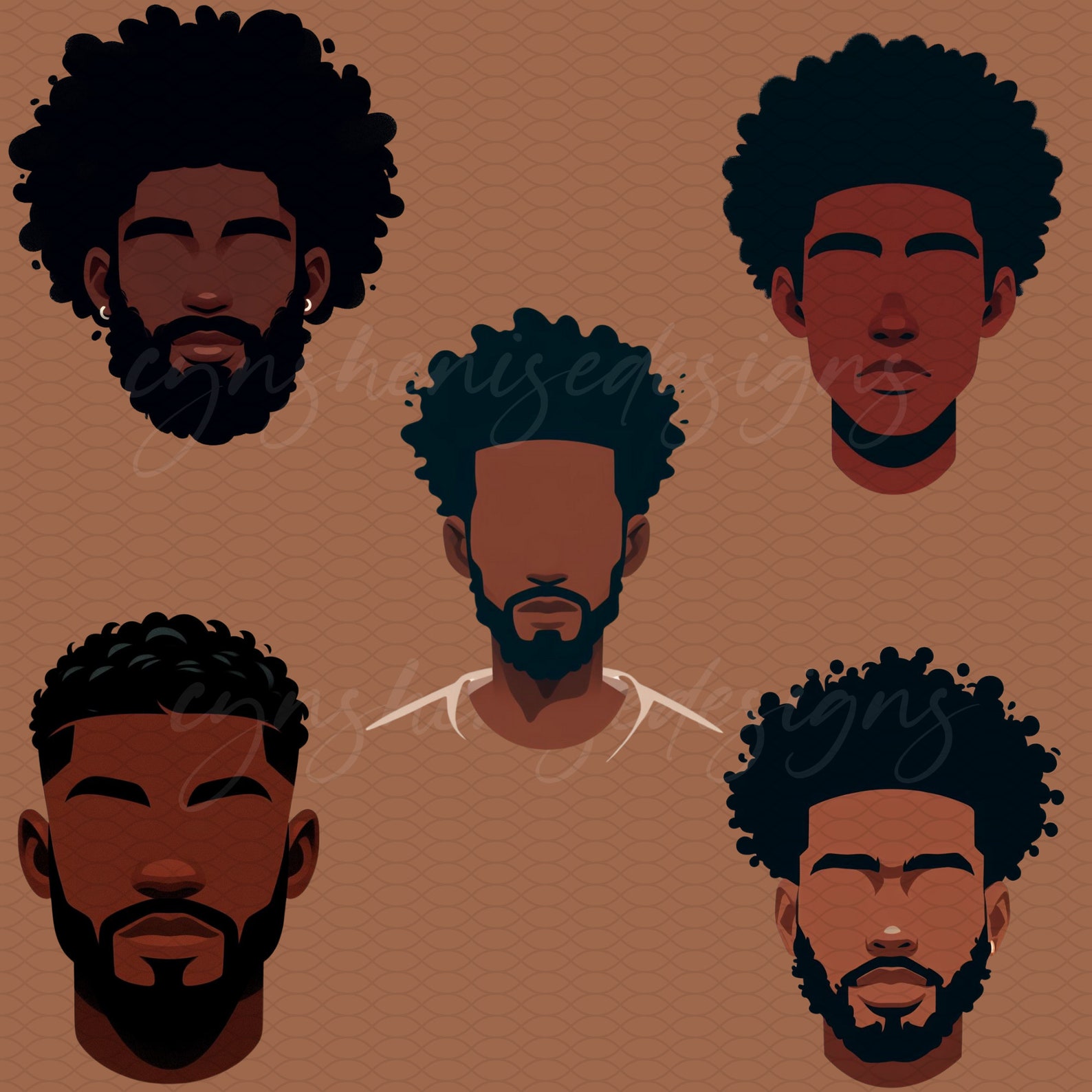 Faceless Black Men PNG, Black Man, Black Girl Clipart, Black Girl Magic ...