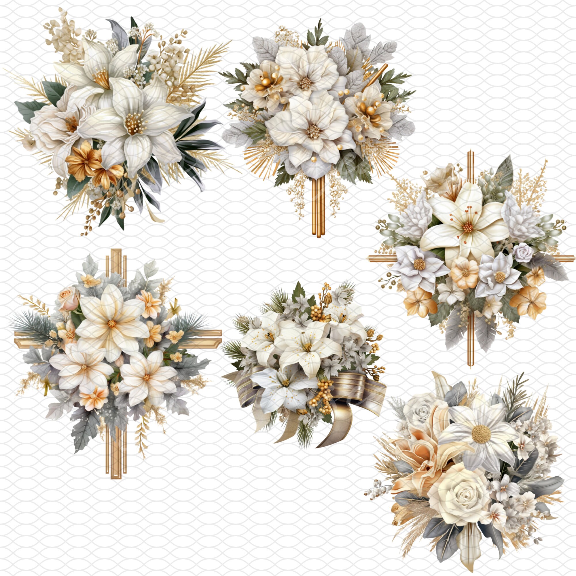 Christmas Holiday Clipart PNG Bundle, Winter Clipart, African American ...