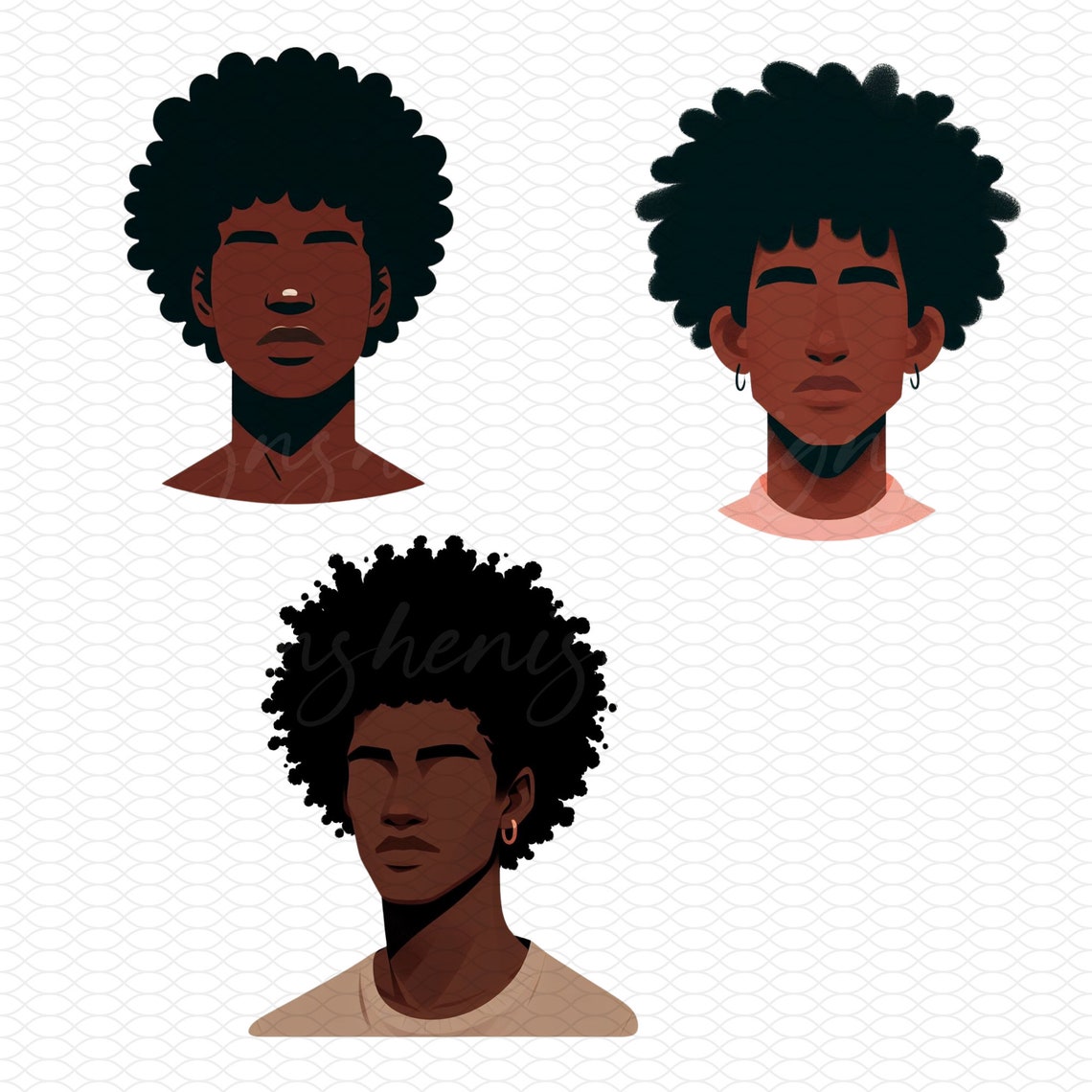 Faceless Black Men PNG, Black Man, Black Girl Clipart, Black Girl Magic ...