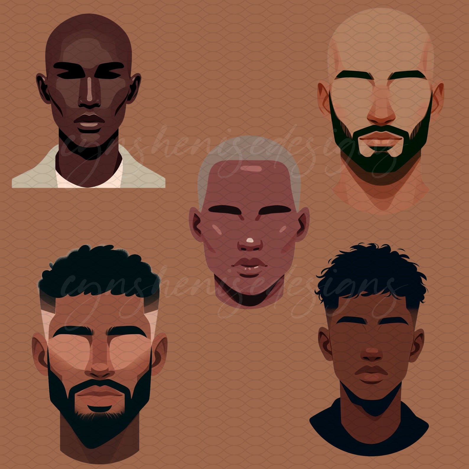 Faceless Black Men PNG, Black Man, Black Girl Clipart, Black Girl Magic ...