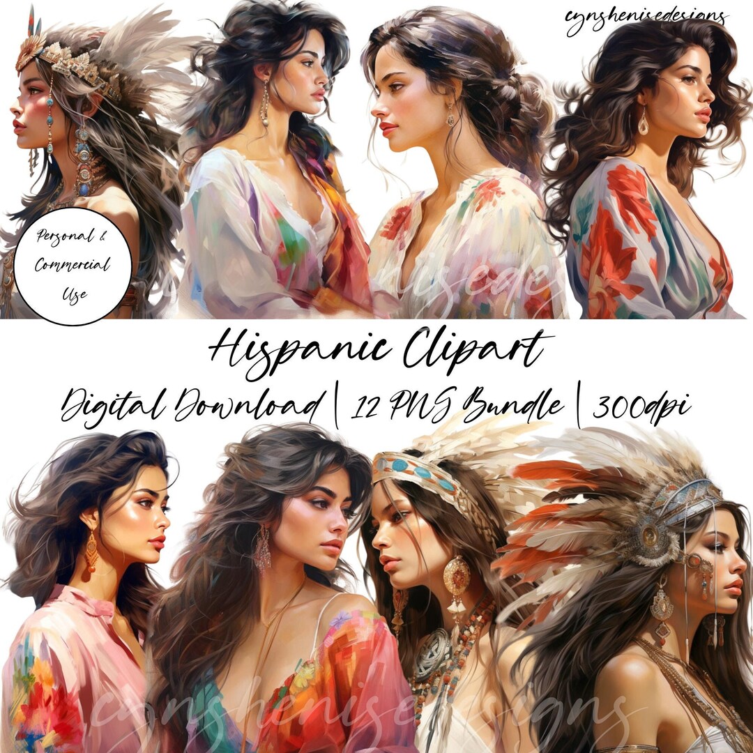 Faceless Latina Png, Latina Planner, Latina Stickers, Latina Clipart, Digital Stickers ...