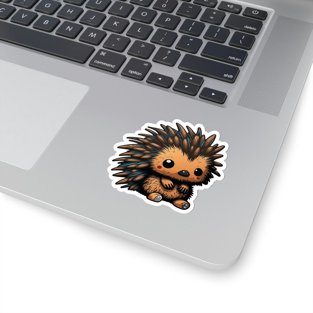 Cute Baby Porcupine Vinyl Sticker Laptop Sticker Water Bottle Sticker ...