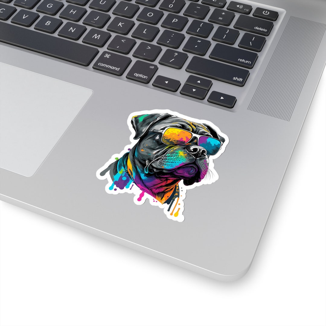 Rainbow Cane Corso Vinyl Sticker Laptop Sticker Water - Etsy