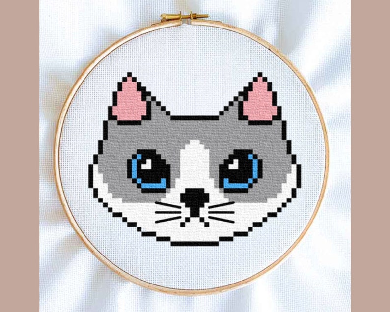 Cat Collection 6 Cross Stitch Patterns - Etsy