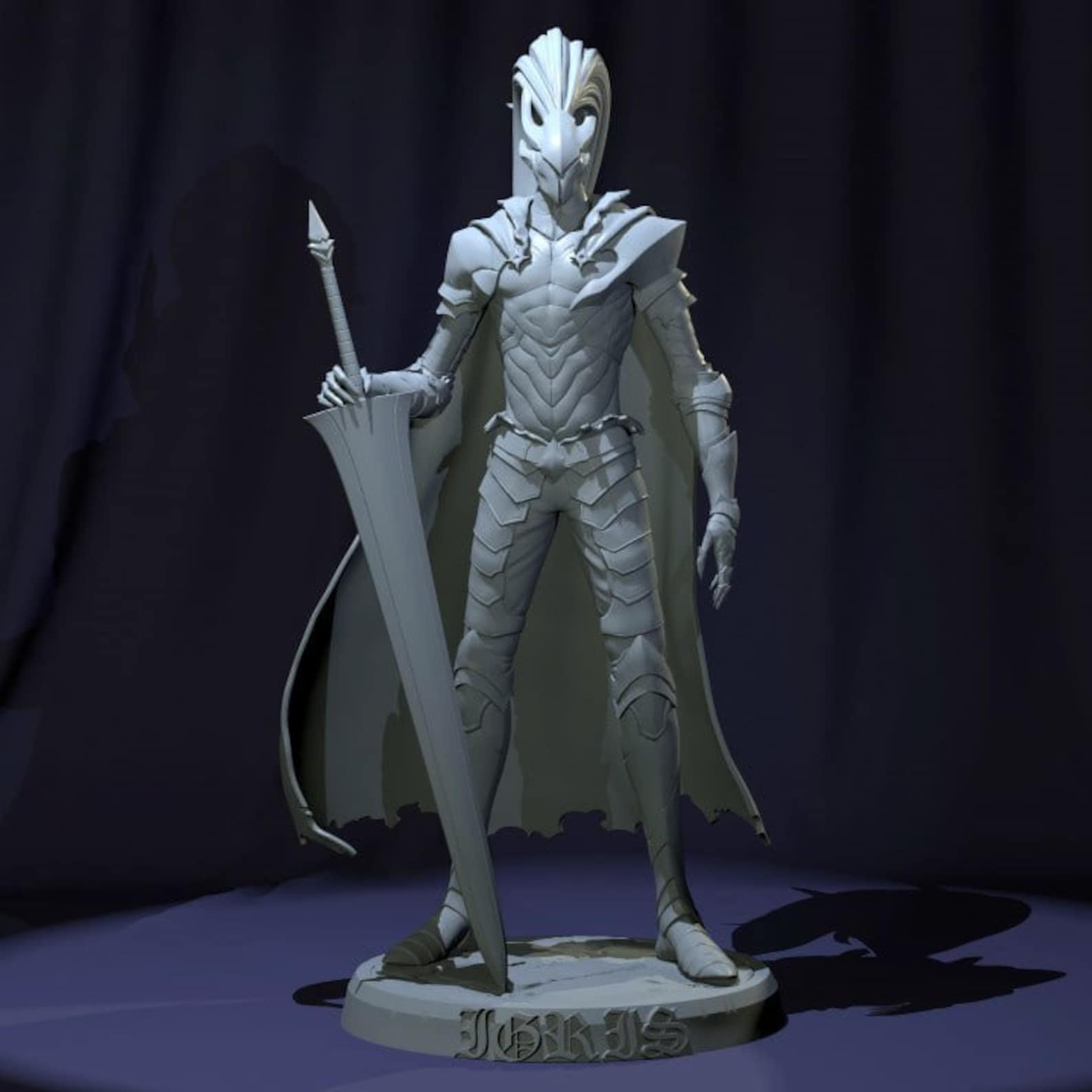 Igris Solo Leveling STL File 3D Model Resin Printing Anime - Etsy