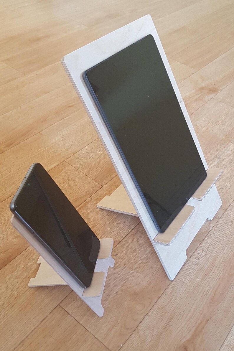 Tablet and Phone Stand Plans for Scrollsaw, Laser, CNC Router Plan for ...