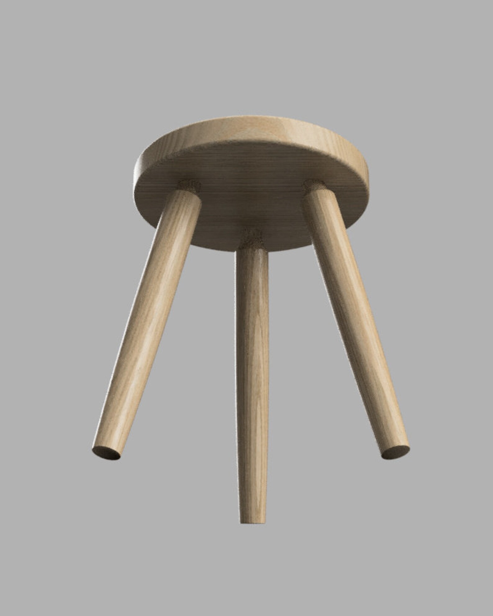 Wood Stool - 3 Legged Stool Wood Turning Plans for Irish Milking Stool ...