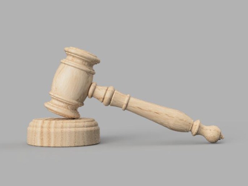 Auctioneers Gavel and Sound Block Woodturning Plans for Judges Hammer ...
