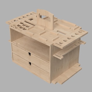Toolbox Plans CNC Files for Wood Working Projects - CNC Router Drawings ...