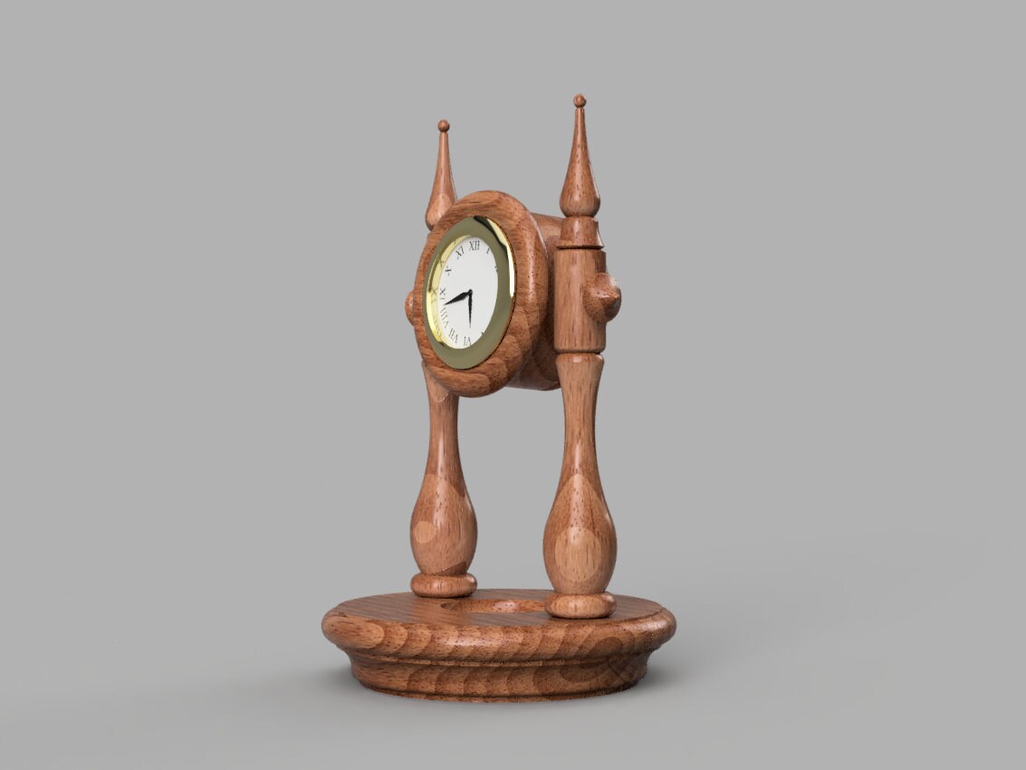 PDF Download, Desk Clock Woodturning Plan for Clock Making Plans for ...