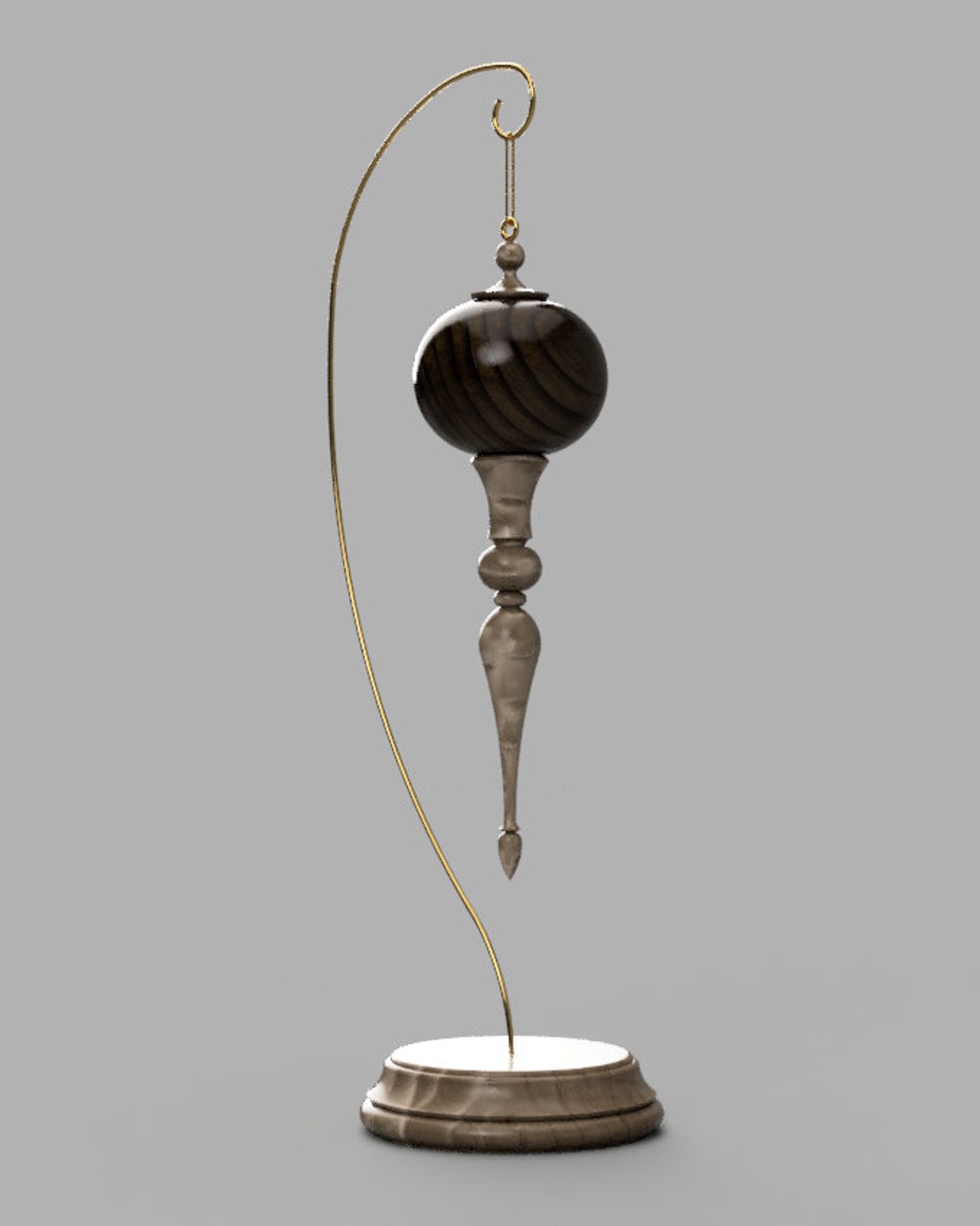 Large Bauble With Stand Edition 1 - Wood Turning Project Plans ...