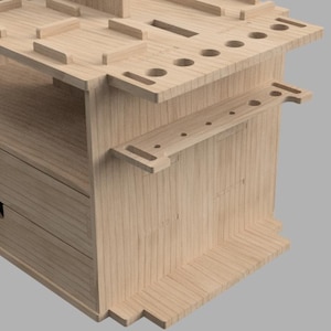 Toolbox Plans CNC Files for Wood Working Projects - CNC Router Drawings ...