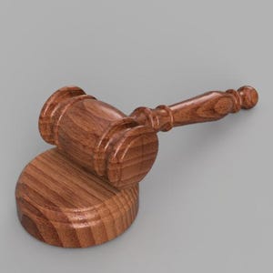 Auctioneers Gavel and Sound Block Woodturning Plans for Judges Hammer ...