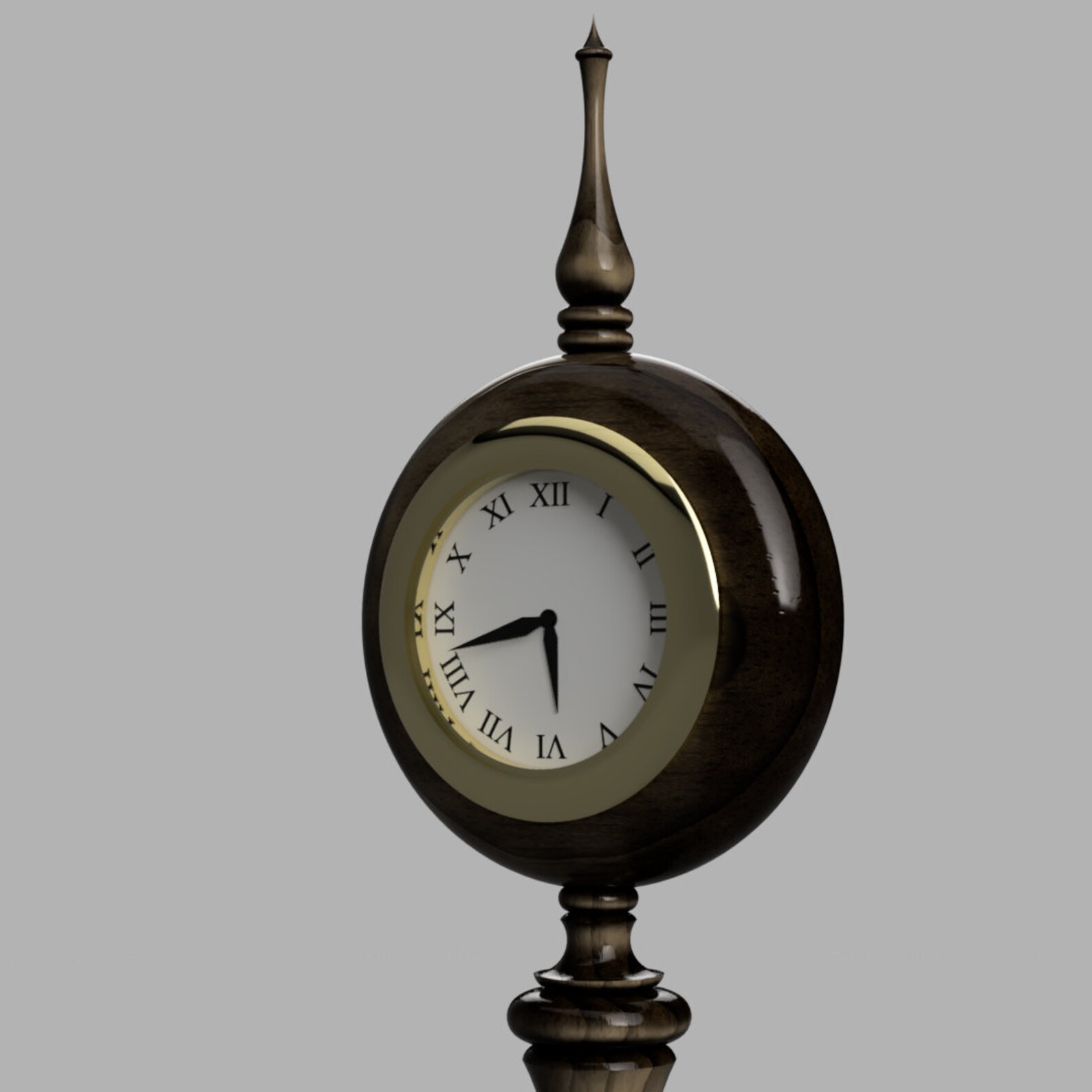 Standing Clock Woodturning Plan for Wooden Clock Making Project ...