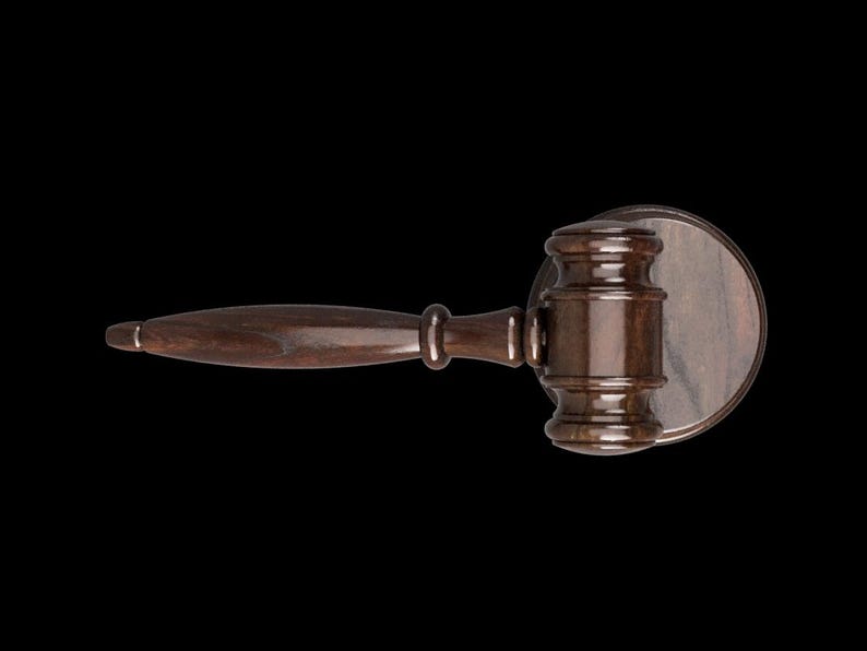 Judges Gavel and Block Woodturning Plans for Auctioneers Hammer ...