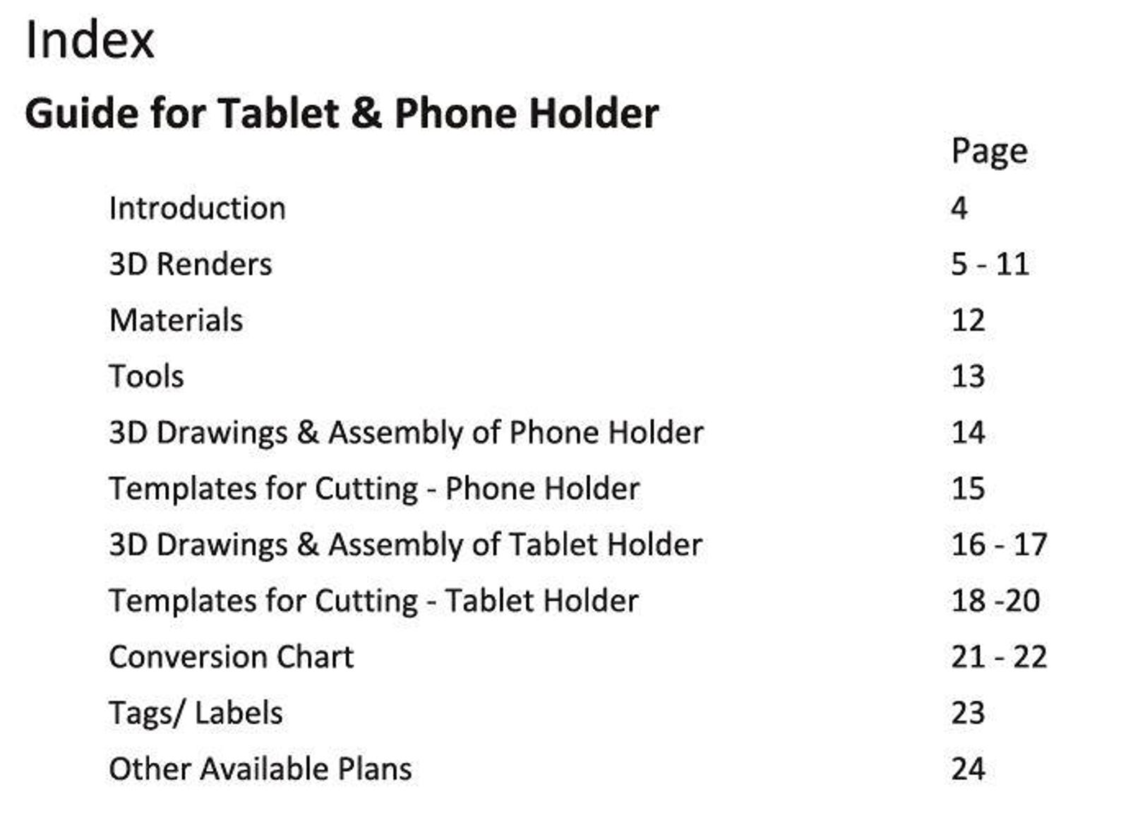 Tablet and Phone Stand Plans for Scrollsaw, Laser, CNC Router Plan for ...