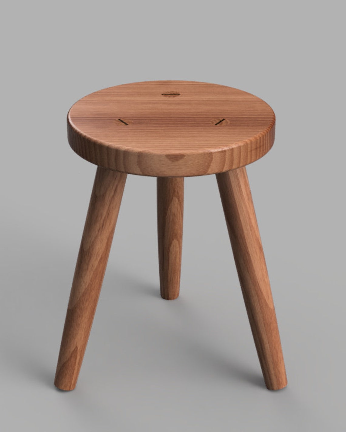 Wood Stool - 3 Legged Stool Wood Turning Plans for Irish Milking Stool ...