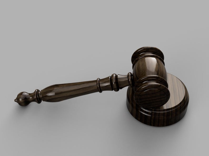 Auctioneers Gavel and Sound Block Woodturning Plans for Judges Hammer ...