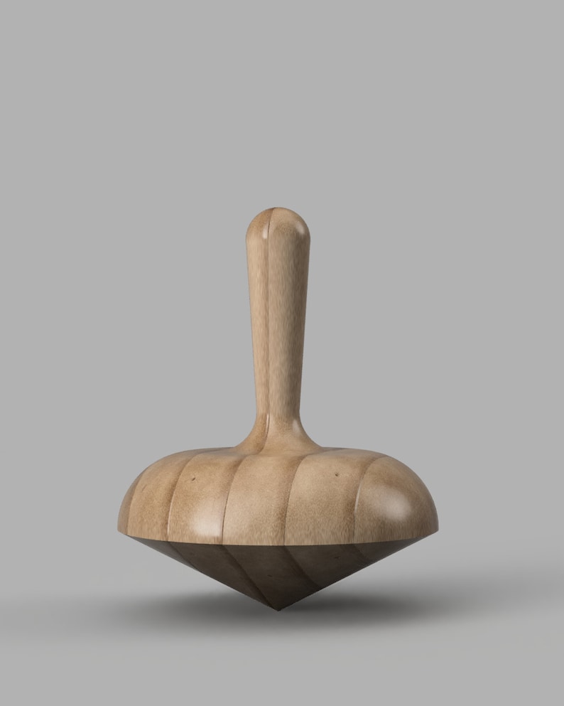 Spinning Top Plan for Woodturning Instructions for Wood Toy Plans Wood ...