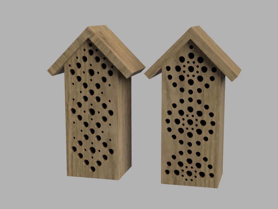 Bee Hotel Plans for Woodworking Plan for Bee Condo for DIY Insect House ...
