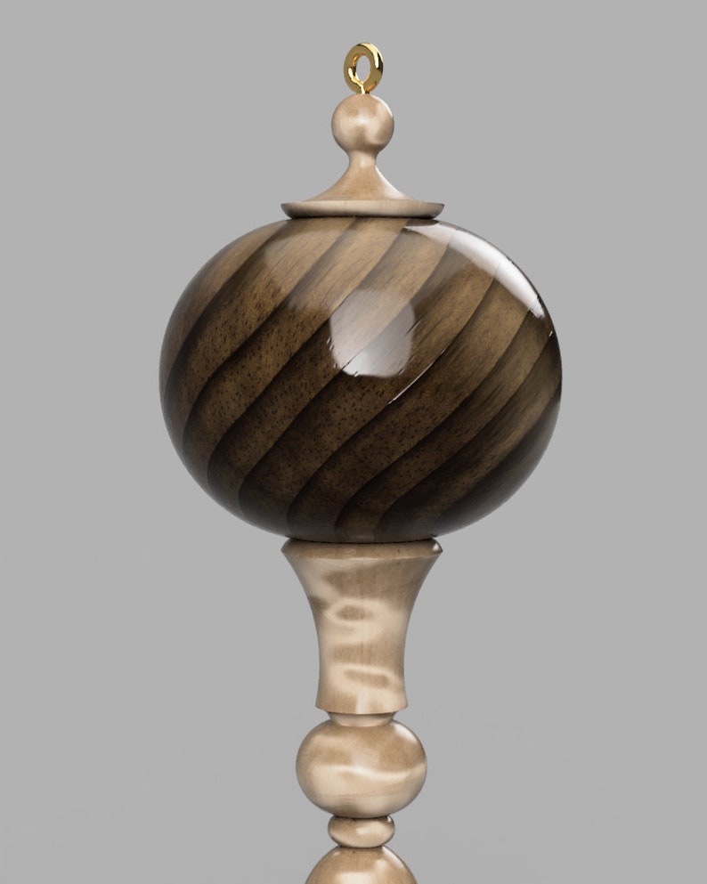 Large Bauble With Stand Edition 1 - Wood Turning Project Plans ...
