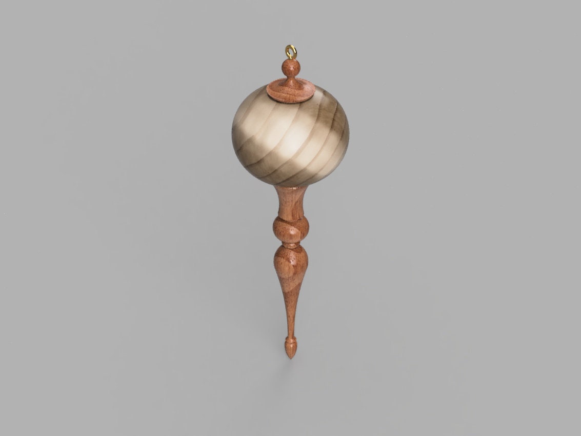 Large Bauble With Stand Edition 1 - Wood Turning Project Plans ...
