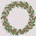 Holly Ring Cross-stitch Pattern - Etsy