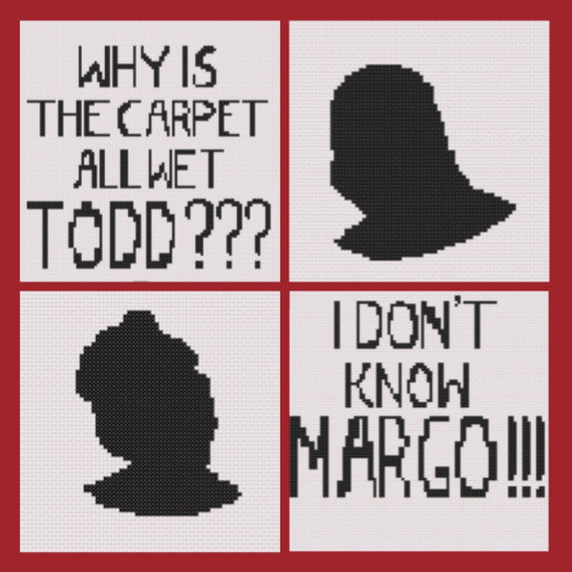 Todd and Margo Quote Cross-stitch Pattern - Etsy