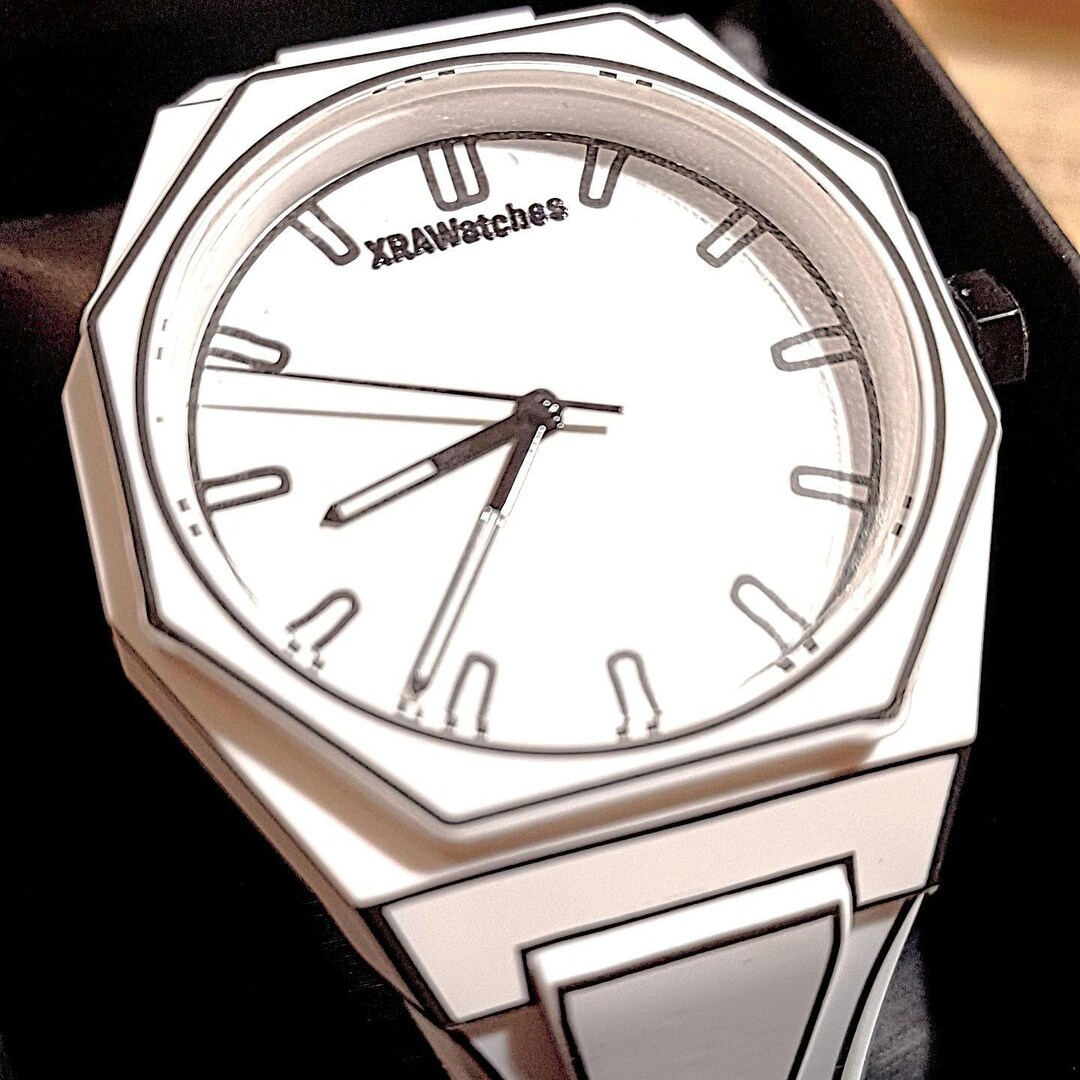Xrawatches cartoon Quartz Watch white Edition - Etsy