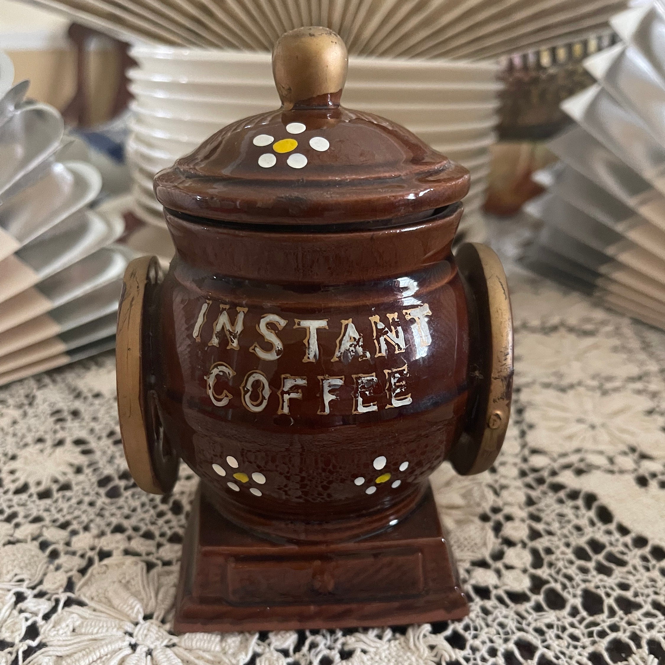 Vintage Instant Coffee Canister - Etsy