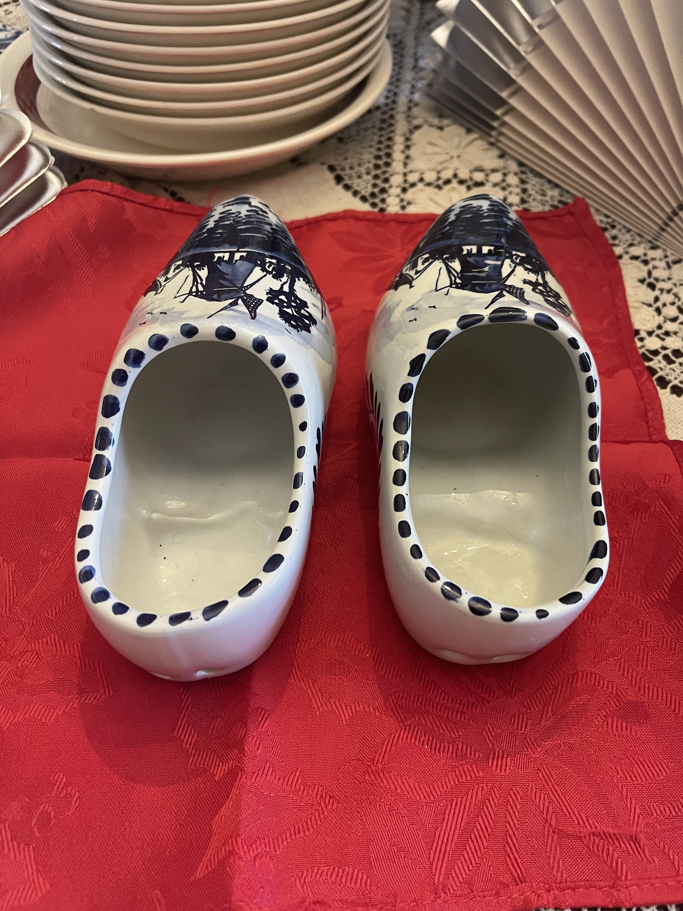 Vintage Porcelain Dutch Shoes - Etsy