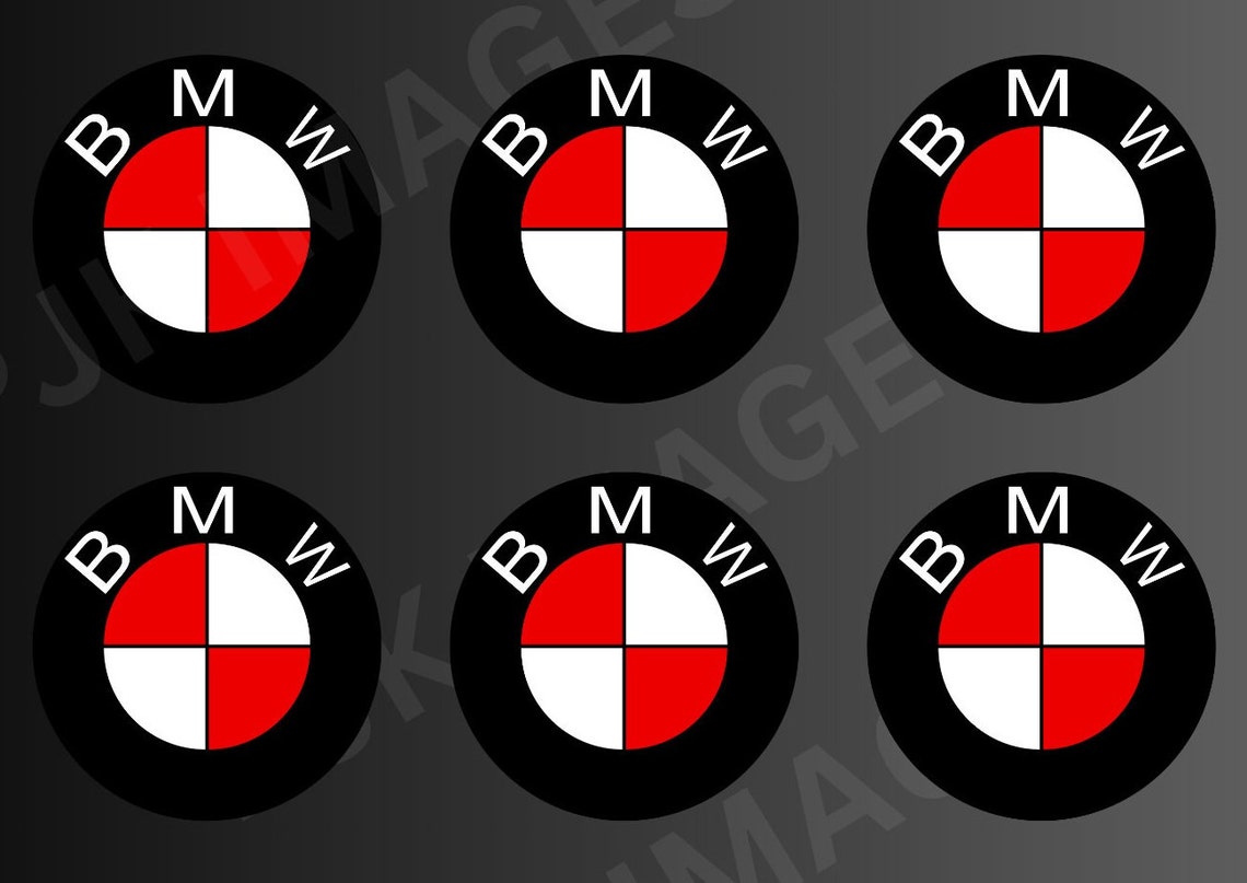 2 X 2 BMW Stickers 6 Pack Logo Decals Ships Same Day - Etsy