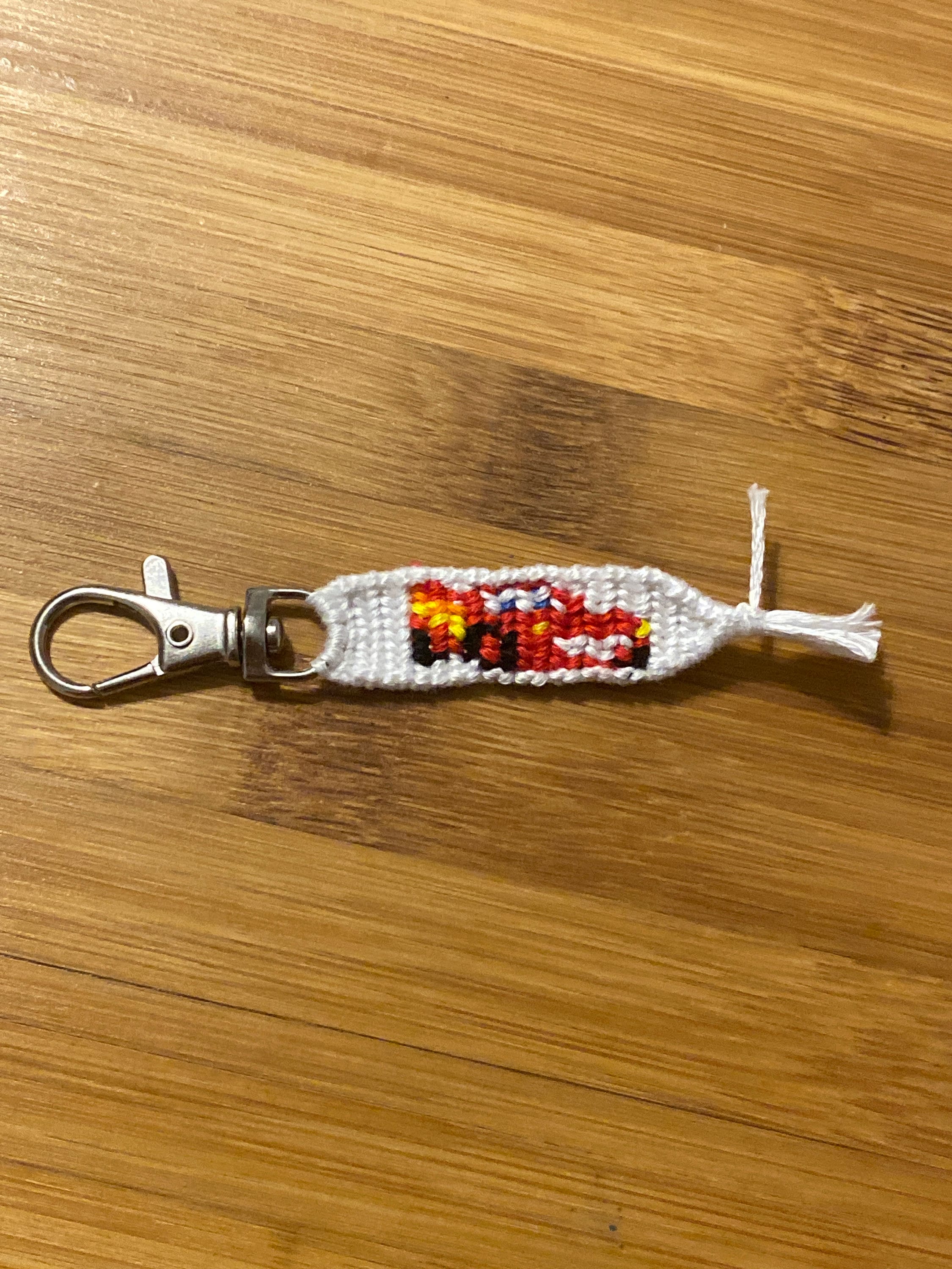 Handmade Lightning Mcqueen Keychain, Car Keychain - Etsy