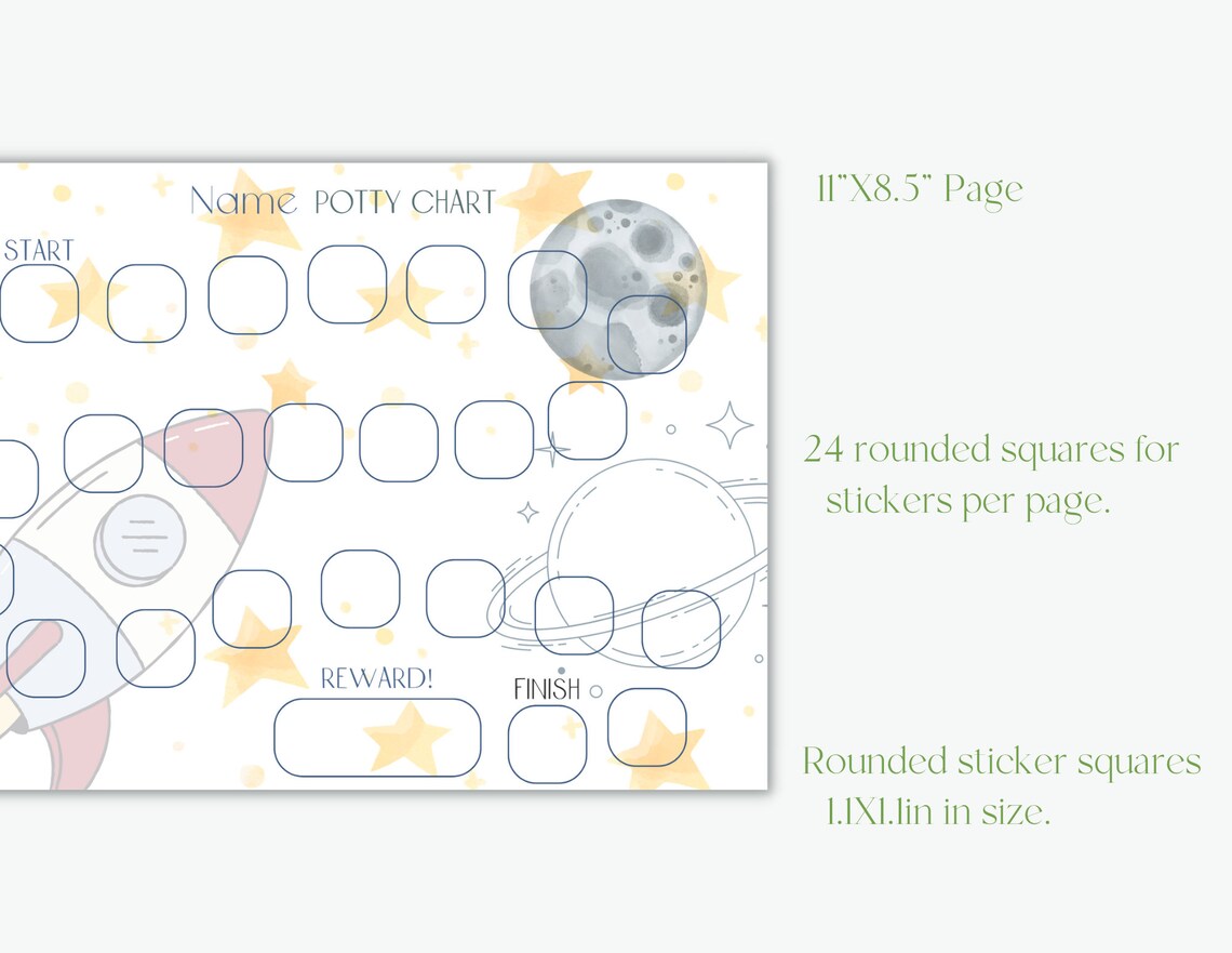 Potty Training Chart, Boy Potty Chart, Printable Potty Chart, Toddler ...