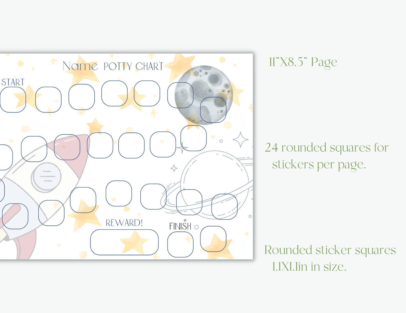 Printable Potty Training Chart for Toddlers | Reward Chart for Boys ...