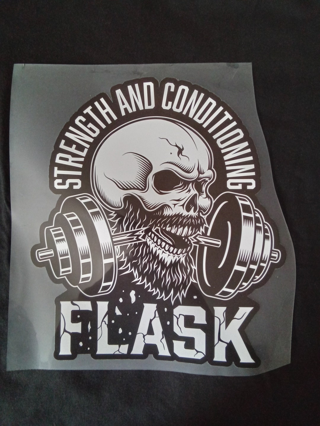 DTF Skull Gym Plastisol Heat Transfer - Etsy