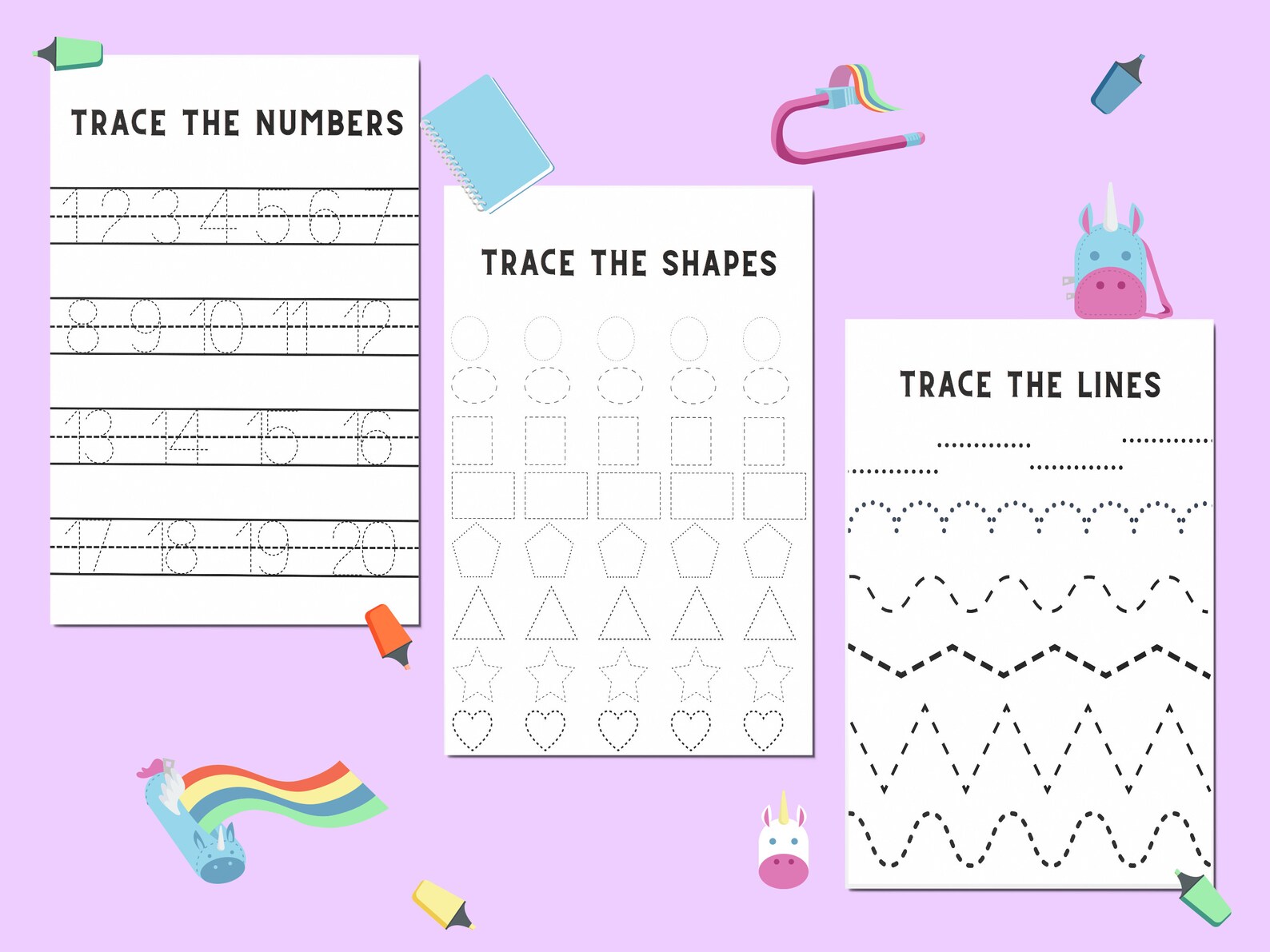 Ultimate Tracing Worksheet Bundle Printable | Uppercase & Lowercase ...