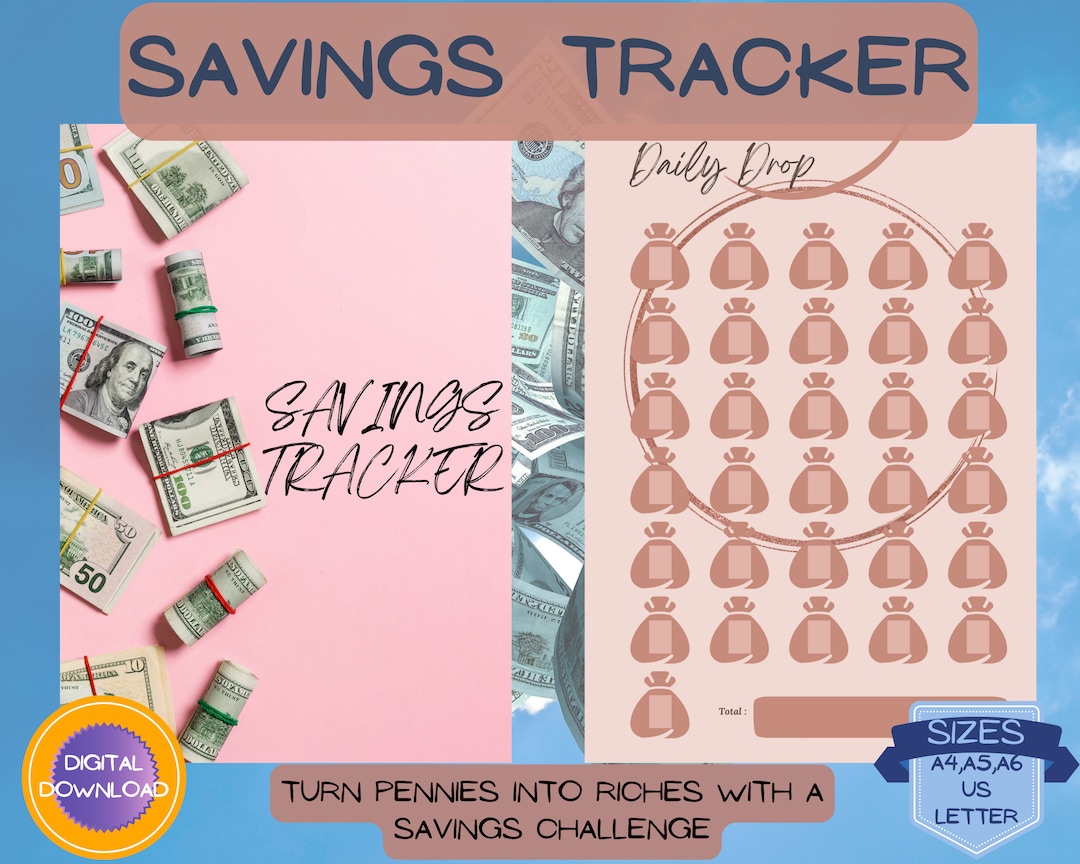 Ultimate Money Savings Tracker | Savings Challenge Bundle | Digital ...