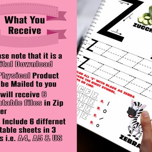 Alphabet Worksheets Bundle Printable | Uppercase & Lowercase Template ...