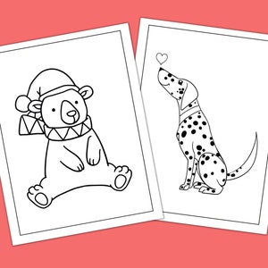 62 Cute Animal Coloring Pages for Kids | Printable Coloring Page | Kids ...