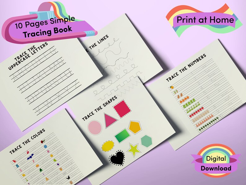 Ultimate Tracing Worksheet Bundle Printable | Uppercase & Lowercase ...