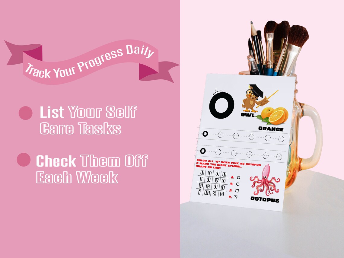 Alphabet Worksheets Bundle Printable Uppercase & Lowercase Template ...