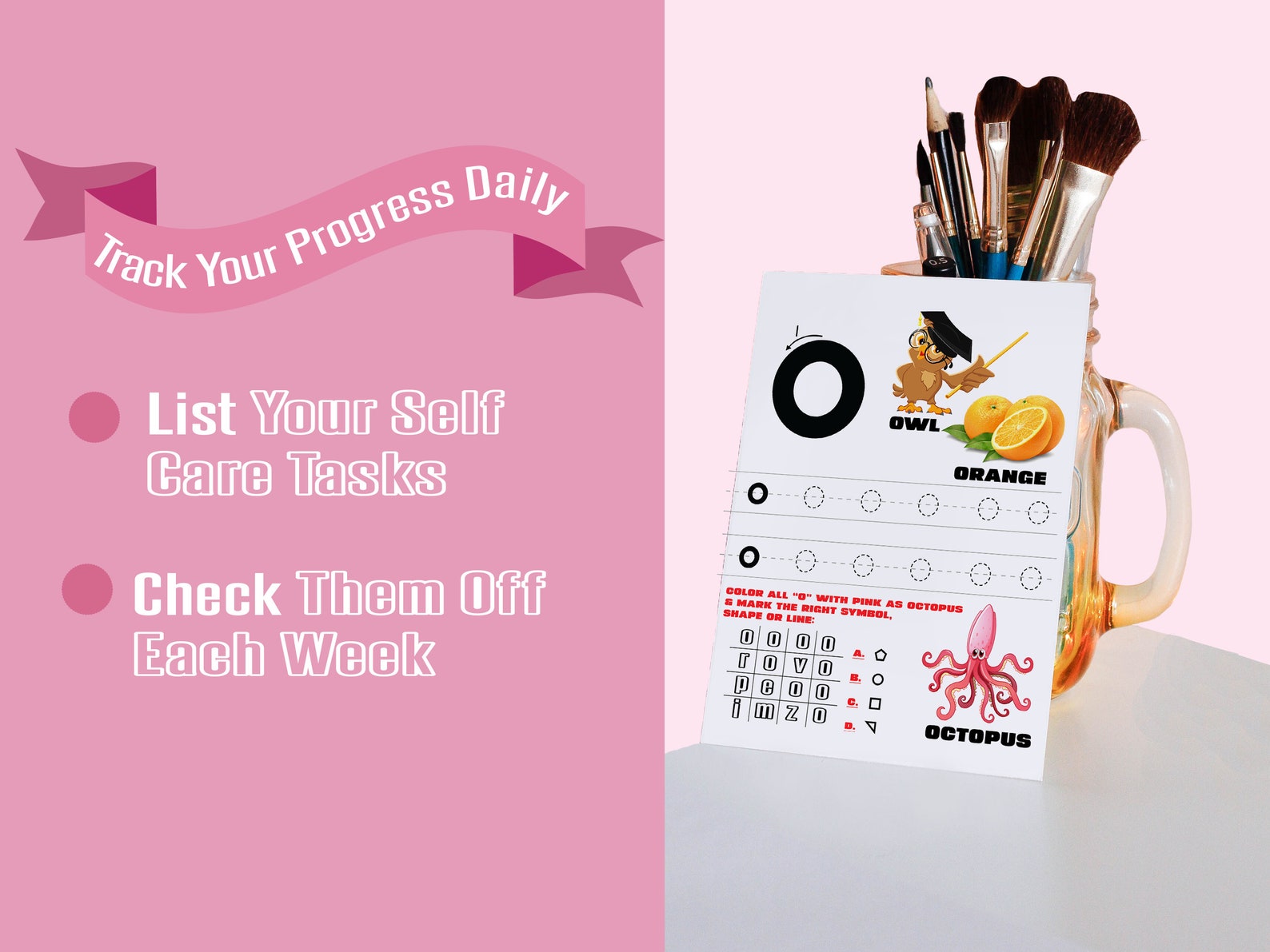 Alphabet Worksheets Bundle Printable Uppercase & Lowercase Template ...