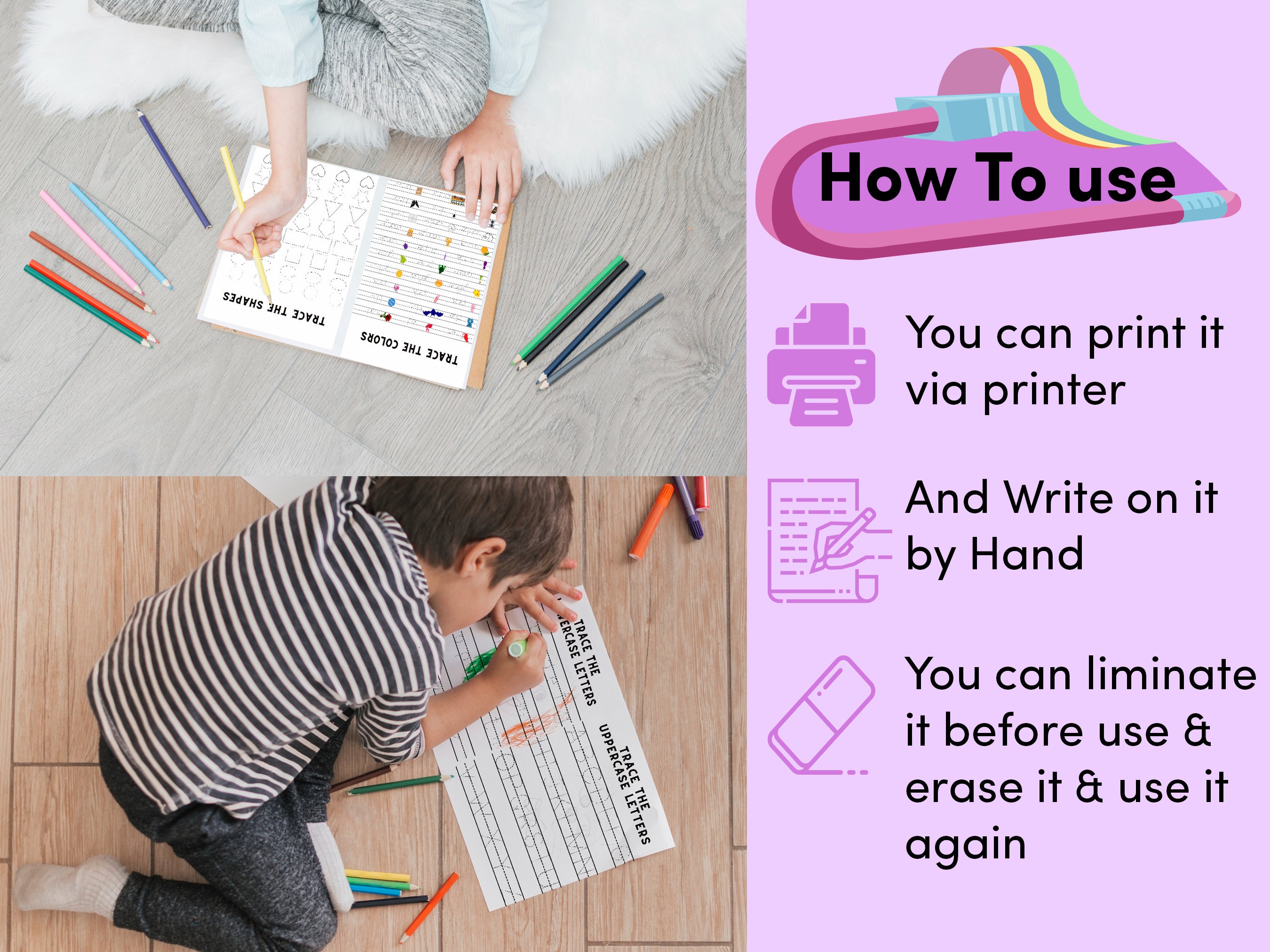 Ultimate Tracing Worksheet Bundle Printable | Uppercase & Lowercase ...