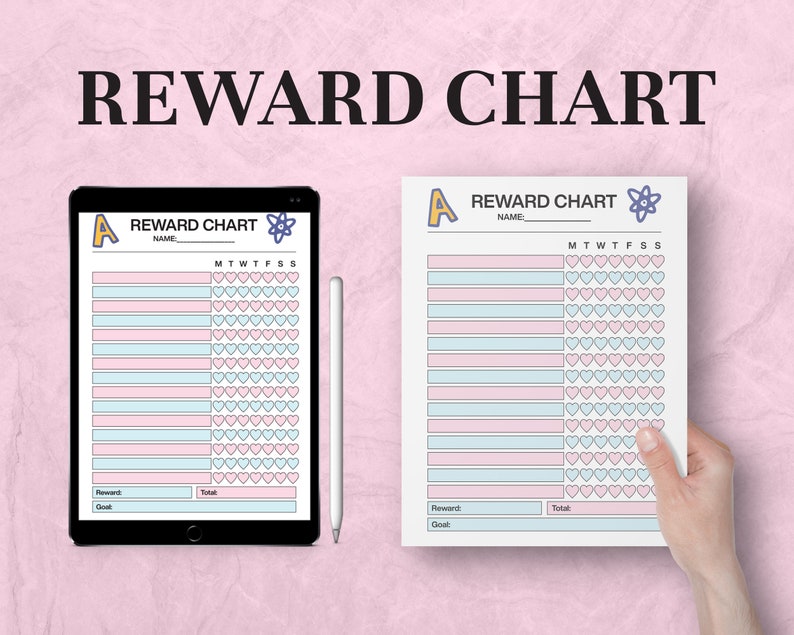 Ultimate Daily Kids Reward Chart Digital Kids Responsibility - Etsy