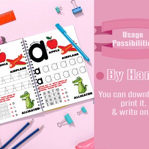 Alphabet Worksheets Bundle Printable | Uppercase & Lowercase Template ...
